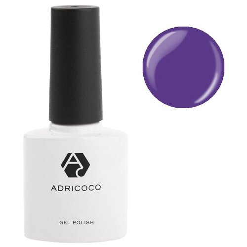 ADRICOCO гель-лак для ногтей Gel Polish, 8 мл, 40 г, 015 ультрафиолетовый