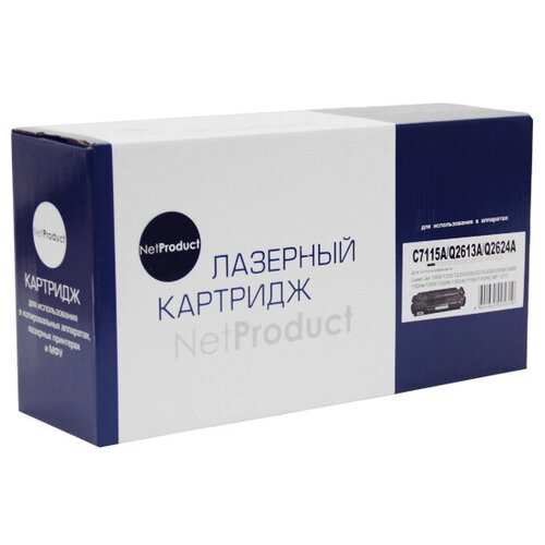 Картридж NetProduct (N-C7115A/Q2613A/Q2624A) для HP LJ 1200/1300/1150, Универсальный, 2,5K