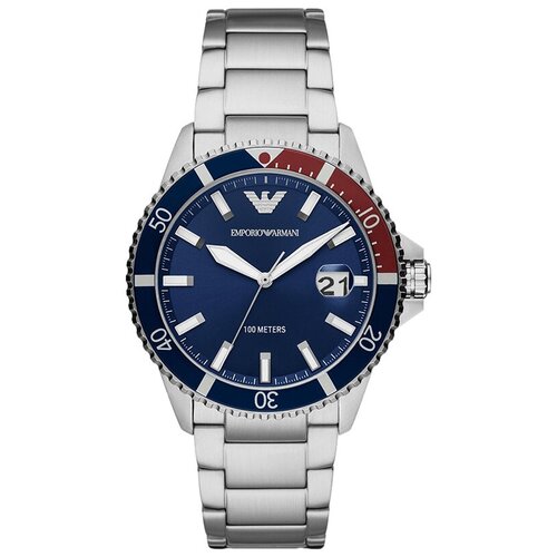 Наручные часы EMPORIO ARMANI Diver AR11339, синий, серебряный