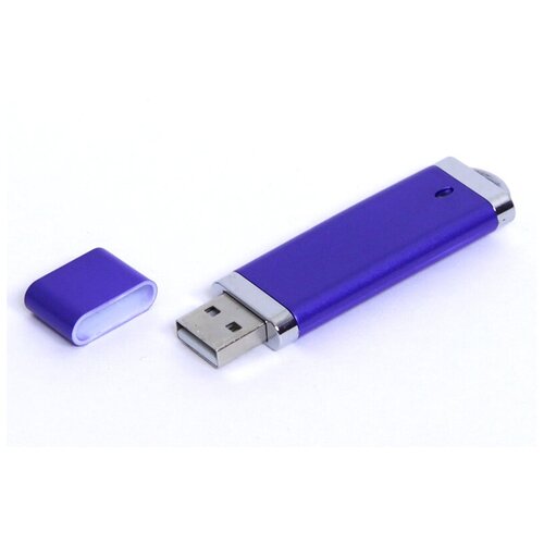 Промо флешка пластиковая «Орландо» (128 Гб / GB USB 2.0 Синий/Blue 002)