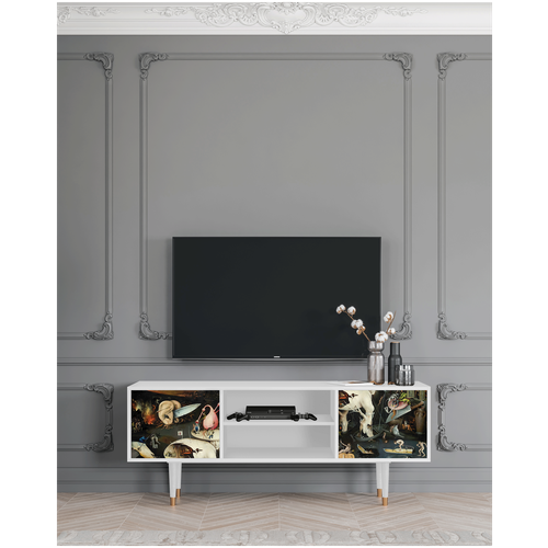 ТВ-Тумба - STORYZ - T2 The Garden of Earthly Delights by Hieronymus Bosch, 170 x 69 x 48 см, Белый