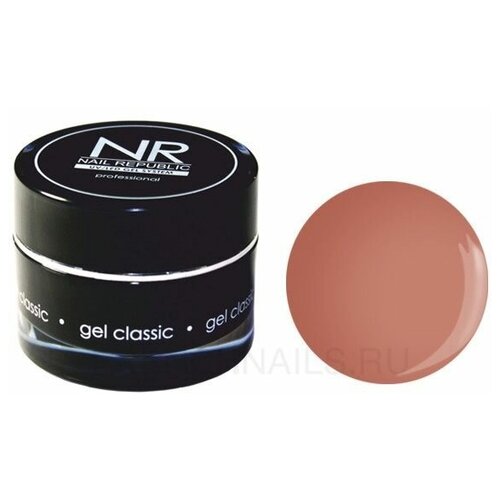 Nail Republic, Gel CLASSIC №06/1 Персиково-розовый - гель для моделирования и укрепления ногтей, 15 гр