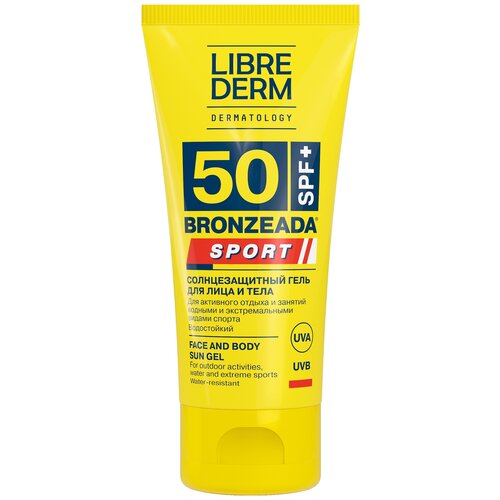 Librederm Librederm Bronzeada sport солнцезащитный гель SPF 50, 50 мл
