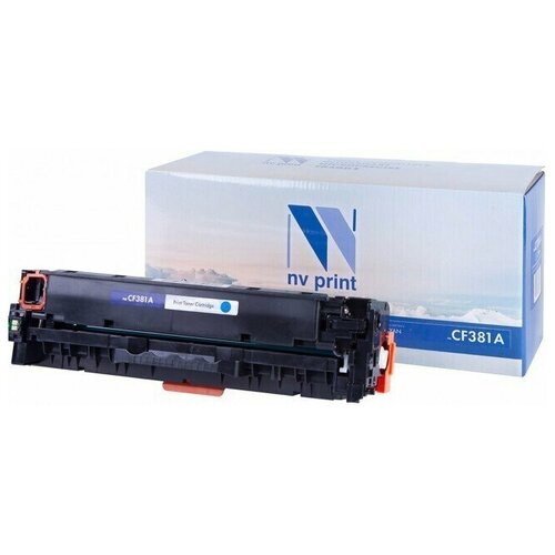 Тонер-картридж для лазерного принтера NVP NV-CF381AC Cyan