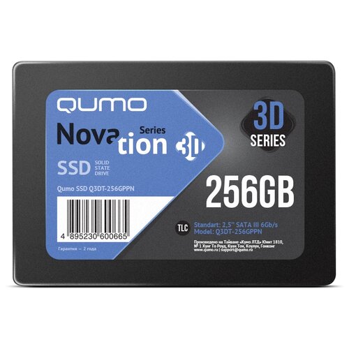 Твердотельный накопитель Qumo Novation 256 ГБ SATA Q3DT-256GPPN