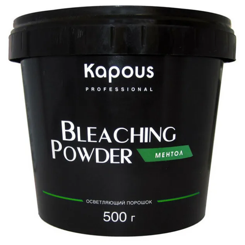 Kapous Обесцвечивающий порошок для волос Menthol Green, 500 мл, 500 г