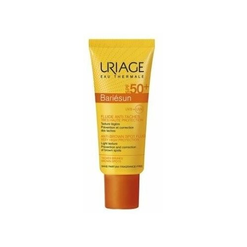 Эмульсия Uriage Bariesun Bariesun Anti-Brown Spot Fluid SPF50+, Эмульсия против пигментных пятен, 40 мл