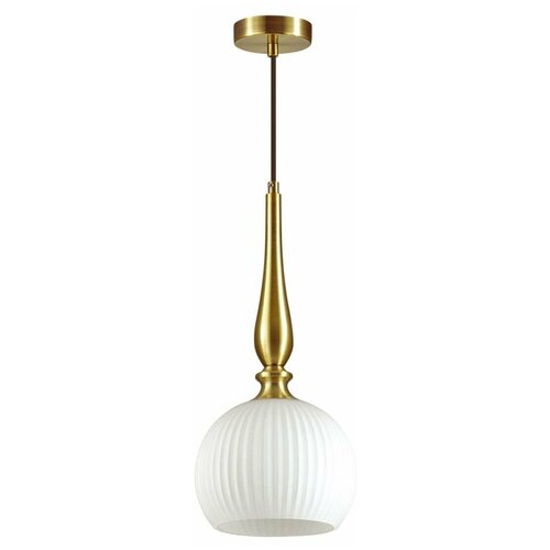 Светильник Odeon Light Runga 4767/1, E14, 60 Вт, кол-во ламп: 1 шт., цвет: белый/бронзовый
