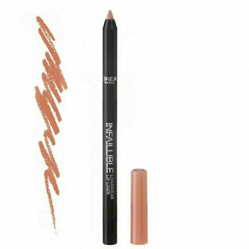 L'Oreal Cosmetics Infallible Lip Liner, Карандаш для контура губ, оттенок 101 Gone with the Nude