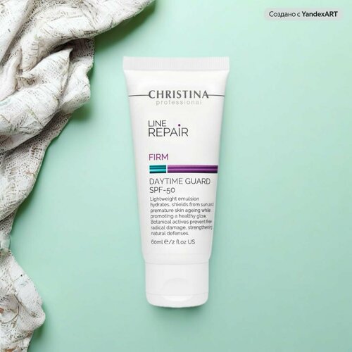 Christina Line Repair Firm Daytime Guard SPF 50 - Легкий защитный дневной крем SPF 50, 60мл