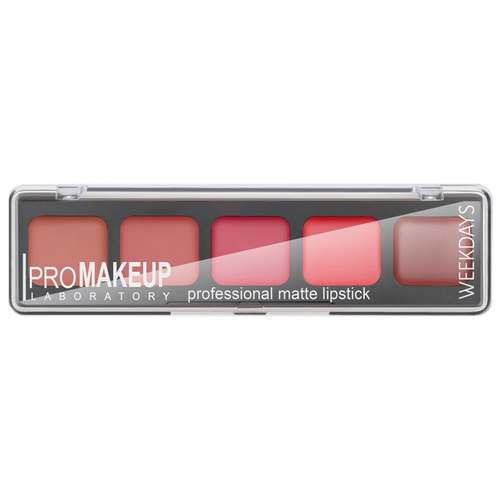 ProMAKEUP Laboratory Палетка помад Til Midnight, оттенок Weekdays