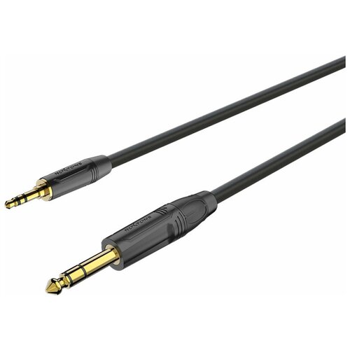 ROXTONE GPTC120/0,6 Аудио-кабель, 5,5mm (2x022mm2), 3,5mm stereo Jack -6,3mm stereo Jack, 0,6м