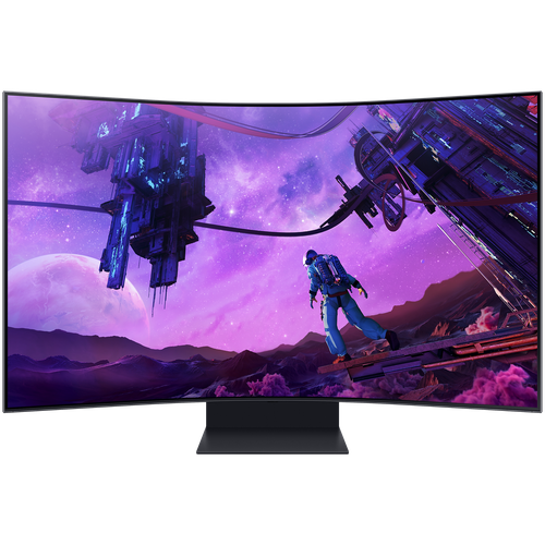 55" Монитор Samsung Odyssey Ark S55BG970NI, 3840x2160, 165 Гц, *VA, черный