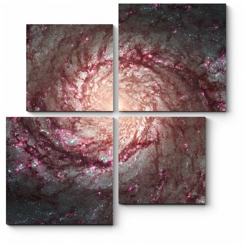 Модульная картина Далекая галактика 80x80