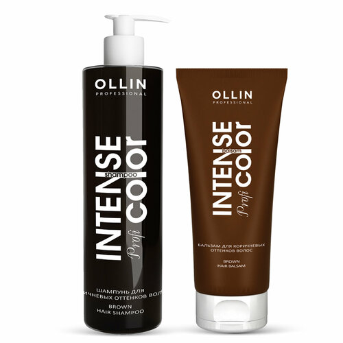 Набор INTENSE PROFI COLOR для тонирования волос OLLIN PROFESSIONAL коричневые оттенки 250+200 мл
