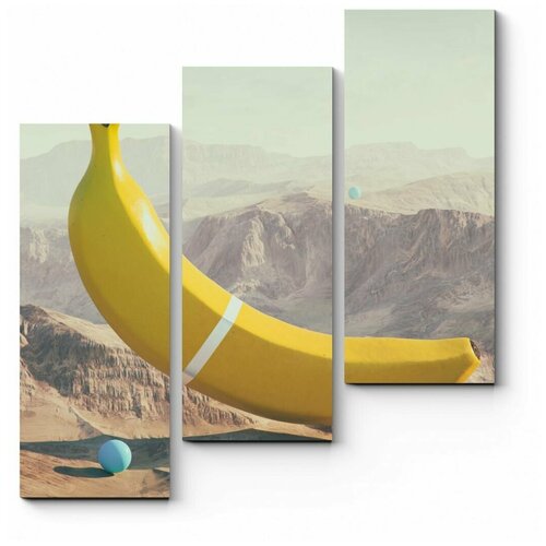 Модульная картина Гигантский банан120x128