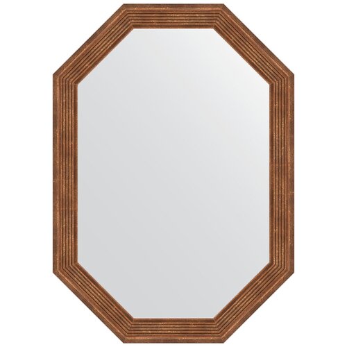 Зеркало в багетной раме - сухой тростник 51 mm (49x69 cm) (EVOFORM) BY 7013