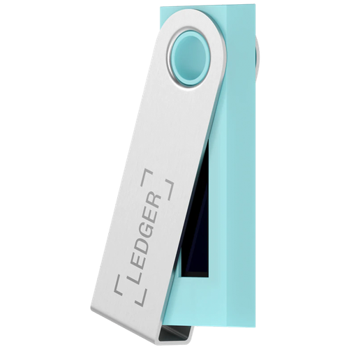 Криптокошелек Ledger Nano S, 1 шт., lagoon blue