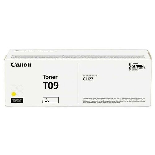 Тонер для копира Canon T09 YL желтый (3017C006)
