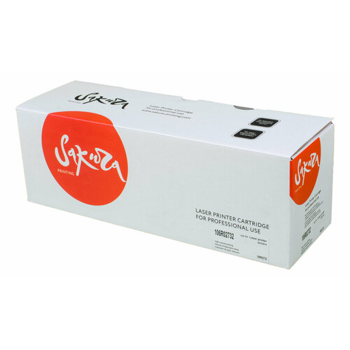 4 шт. Тонер картридж лазерный Sakura 106R02732 черный 25300 стр. для Xerox (SA106R02732)
