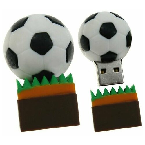 Подарочная флешка футбольный МЯЧ оригинальный сувенирный USB-накопитель 16GB
