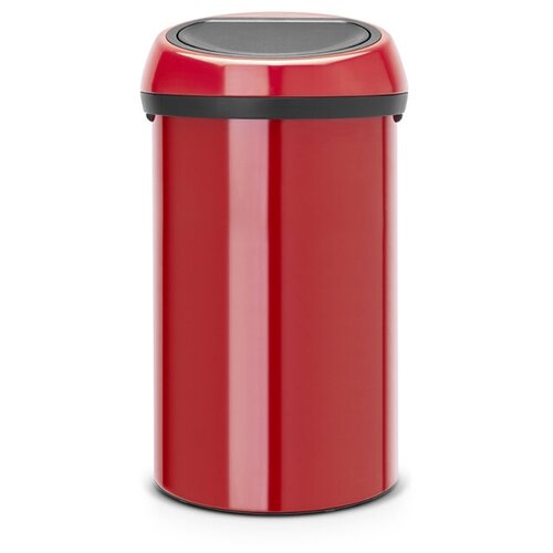 Бак мусорный Brabantia "Touch Bin" пламенно-красный 60л 402487