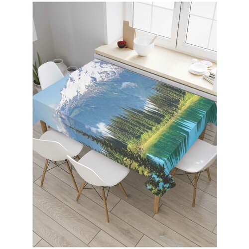 Скатерть прямоугольная JoyArty на кухонный стол "Природный талант" из оксфорда, 180x145 см