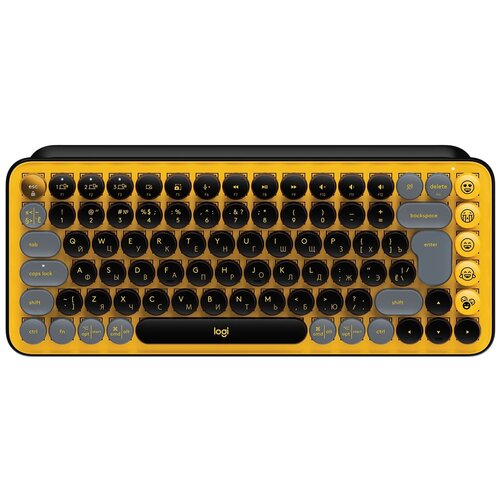 Беспроводная клавиатура Logitech POP Keys Cherry MX Brown, blast, русская