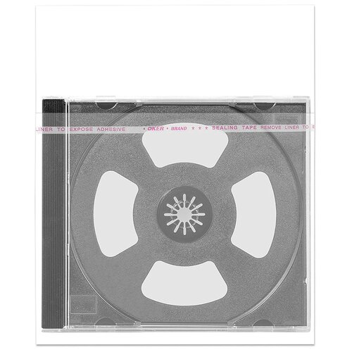 Конверт для упаковки коробок CD Jewel box 10 мм, полипропилен, 25 шт.