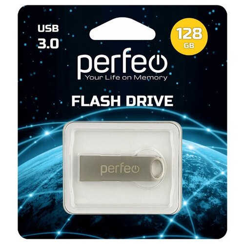 Флеш Perfeo USB 3.0 128GB M08 Metal Series