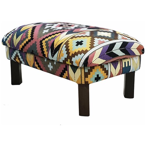 Пуф BR-G11-puf Килиманджаро с прямыми ножками прямоугольный мебельная ткань хлопок гобелен