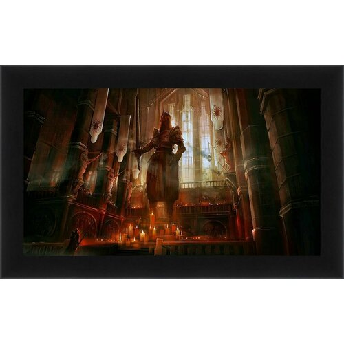 Плакат, постер на холсте Dragon Age II. Размер 60х84 см