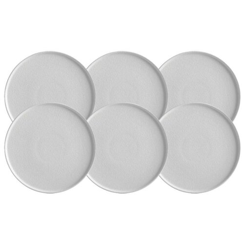Набор 6 тарелок обеденных Икра (белая) (Maxwell&Williams)