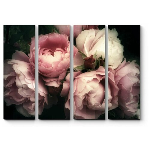 Модульная картина Прекрасные розы 110x83