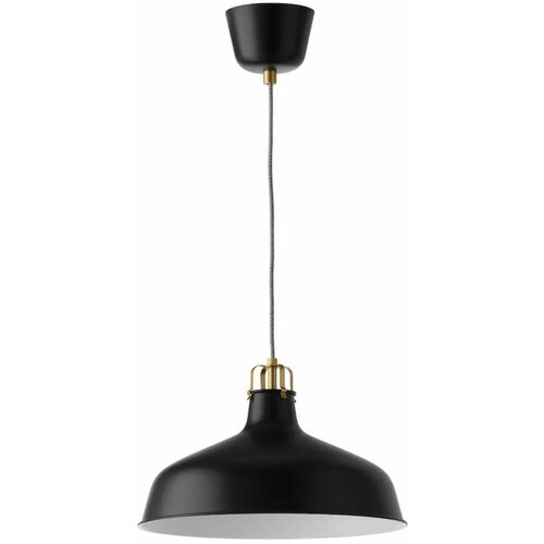 RANARP Подвесной светильник IKEA, цвет черный, диаметр 38 см
