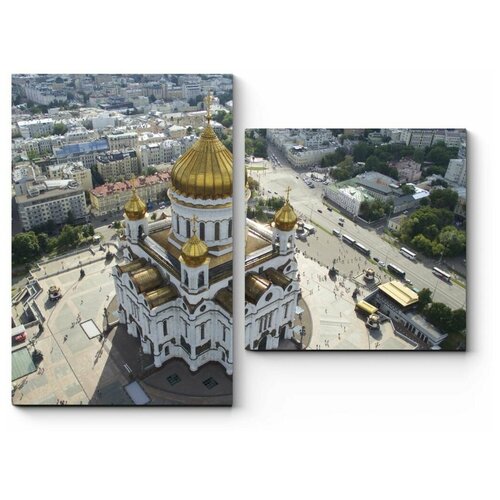 Модульная картина Священный Храм в сердце столицы140x105
