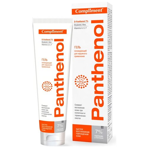 Compliment Panthenol гель охлаждающий, 75 мл.