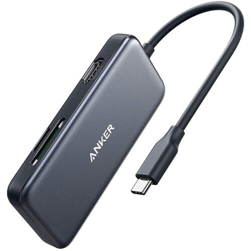 Хаб Anker 5- in-1 USB- C Adapter (A8334HA1)