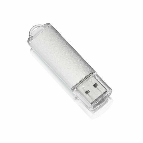 Флешка Simple, 128 МB, серебряная, USB 2.0, арт. F23