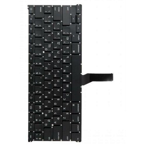 Клавиатура (keyboard) для Apple MacBook Air 13 A1369 Late 2010, прямой Enter RUS, A1369