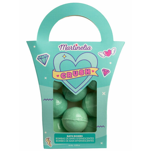 Бомбочки для ванны Martinelia набор (8шт) зеленый
