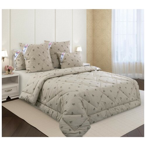 Одеяло 2 спальное (172х205 см) тик Овечий пласт теплое