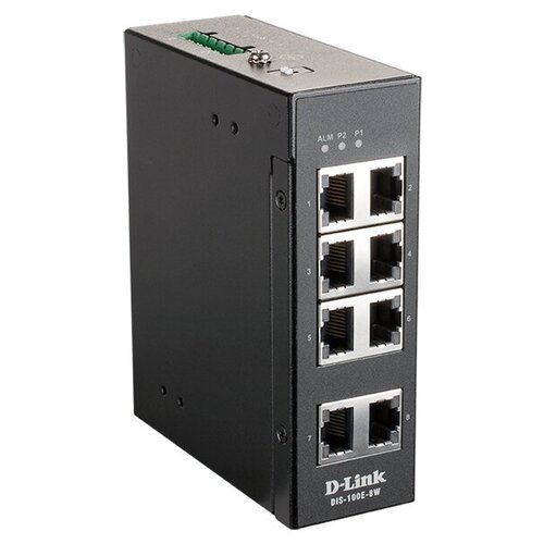 Коммутатор промышленный неуправляемый D-link DIS-100E-8W/A1A