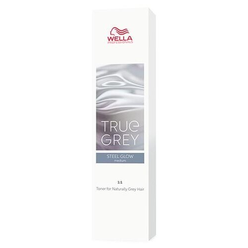 Wella Professionals True Grey тонер для натуральных седых волос, steel glow medium, 60 мл