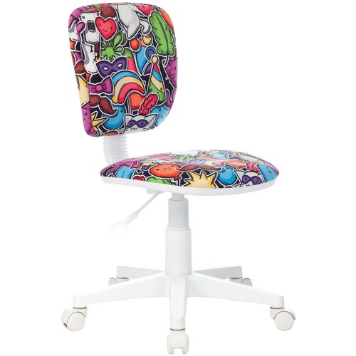 Компьютерное кресло Бюрократ CH-W204NX детское, обивка: текстиль, цвет: мультиколор маскарад