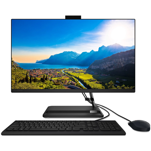 27" Моноблок Lenovo IdeaCentre AIO 3 27ALC6 1920x1080, AMD Ryzen 5 5500U 2.1 ГГц, RAM 16 ГБ, SSD 512 ГБ, Amd Radeon Vega 7, ОС не установлена, черный