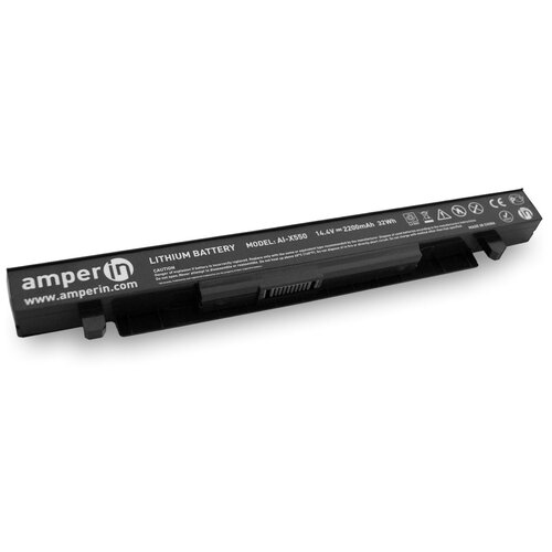 Аккумуляторная батарея (аккумулятор) AI-X550 для ноутбука ASUS X550C X550B X550V X550D X450C X450, 11.1V 2200mAh (24Wh) Amperin