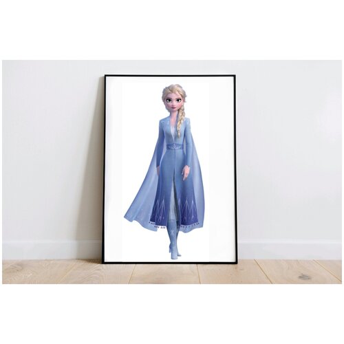Плакат Холодное сердце Эльза Elsa / Плакат на стену 33х48 см / Постер формата А3+ / Без рамы