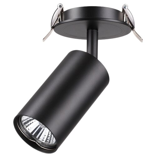 Светильник Novotech Pipe 370416, GU10, 50 Вт, цвет арматуры: черный, цвет плафона: черный