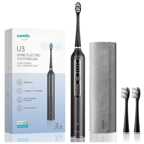 Электрическая зубная щетка usmile Sonic Electric Toothbrush U3S, черный